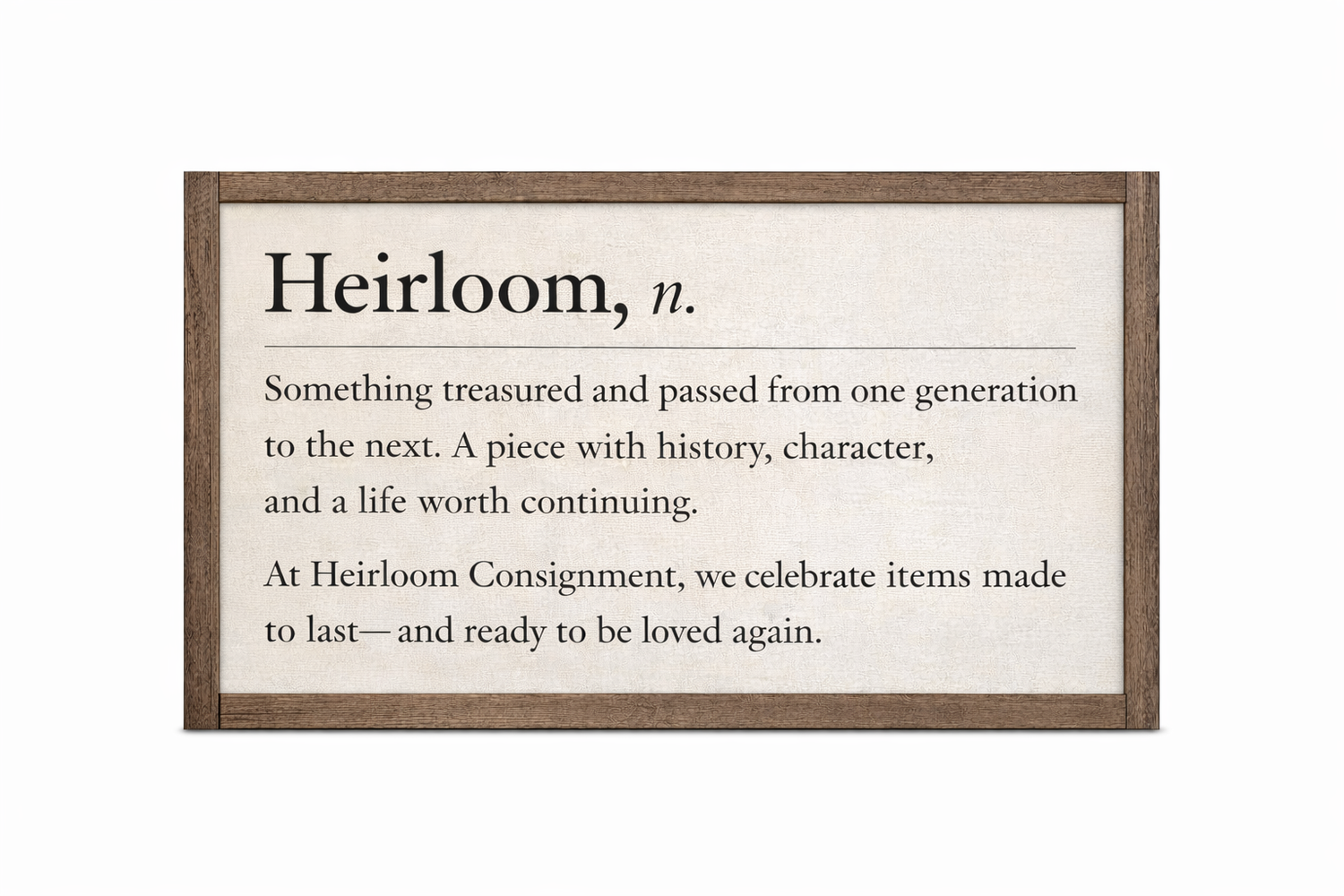 The Meaning of Heirloom: Why What Lasts Still Matters – Heirloom ...